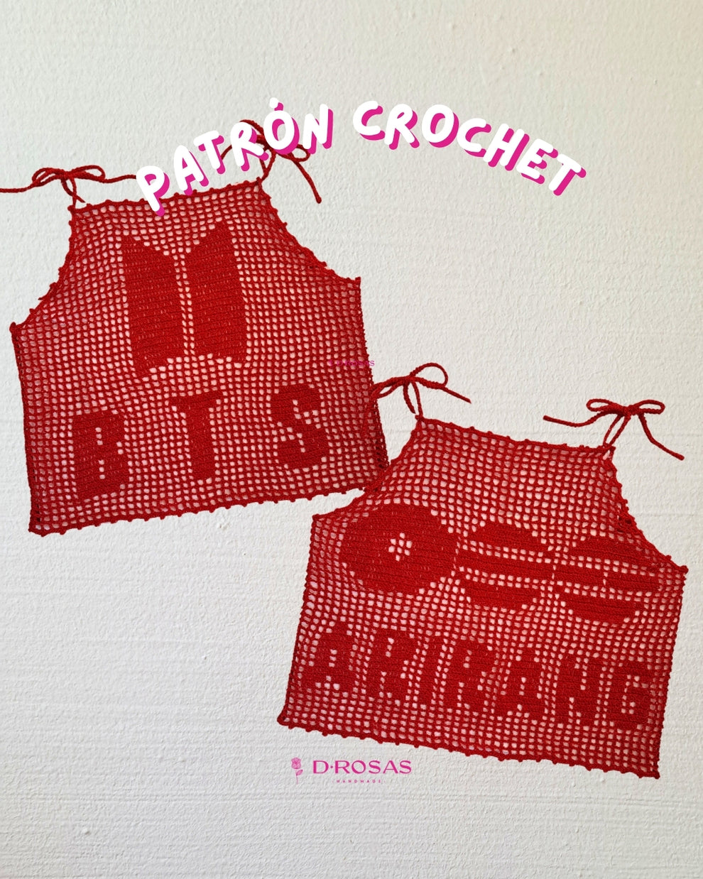 Patron crochet - Top BTS ARIRANG – D.Rosas Handmade